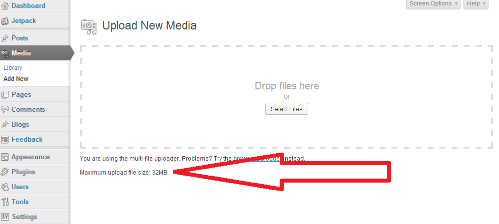 How To Increase Upload Size Limit Up To 100MB In WordPress ? | Internet ...