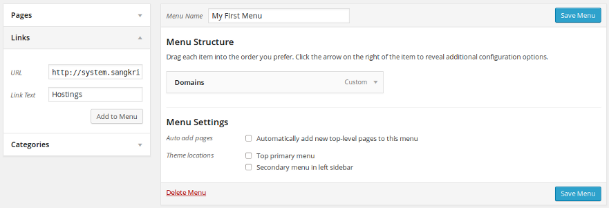 How To Create & Manage WordPress Menus? | Internet Growth Engine: the startup interface