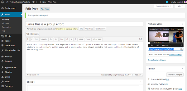 How To Display Featured Videos In Place Of Featured Images In WordPress? | Internet Growth ...